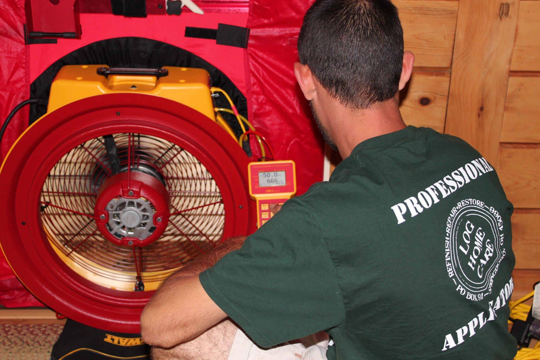 Thermal Imaging and Blower Door Testing - Perma-Chink Systems
