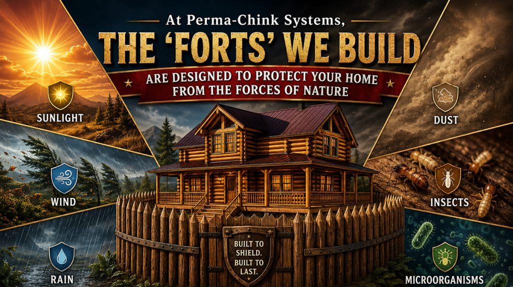 Designing Your Home’s Fortress of Protection - Perma-Chink Systems