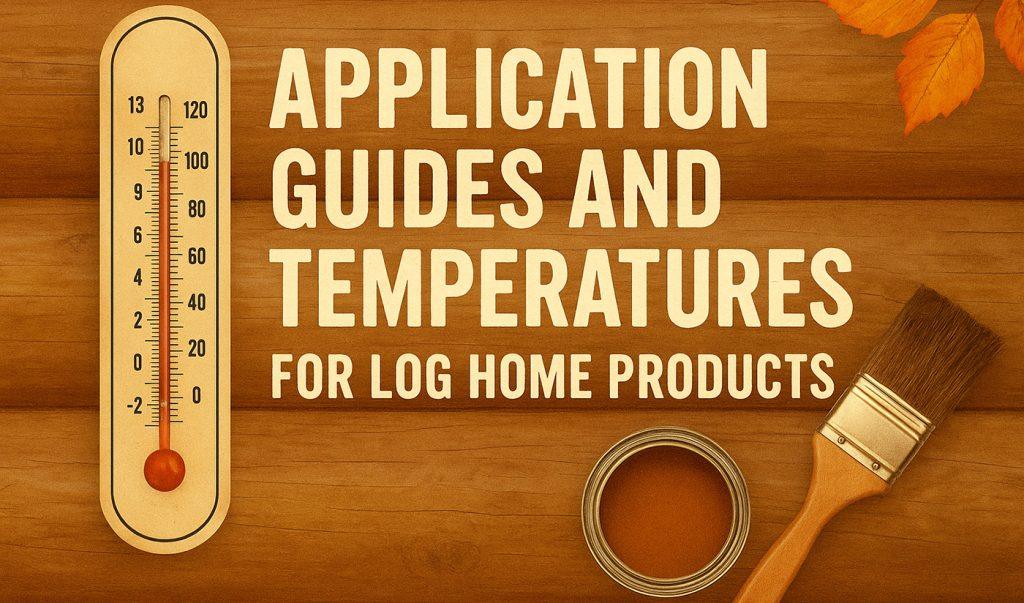 Application Guides and Temperatures - Perma-Chink Systems
