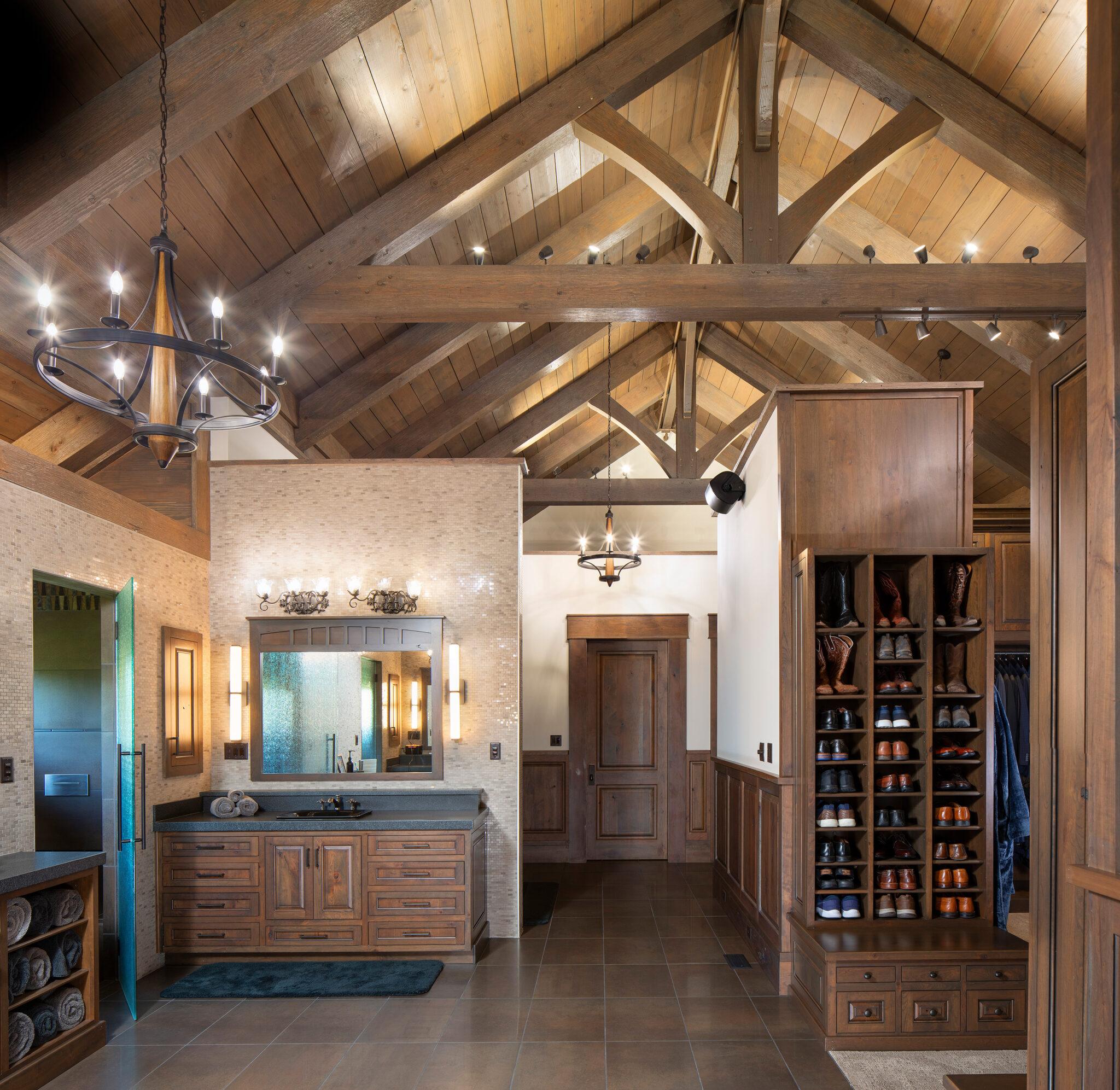 Magnificent Timber Frame Home - Perma-Chink Systems