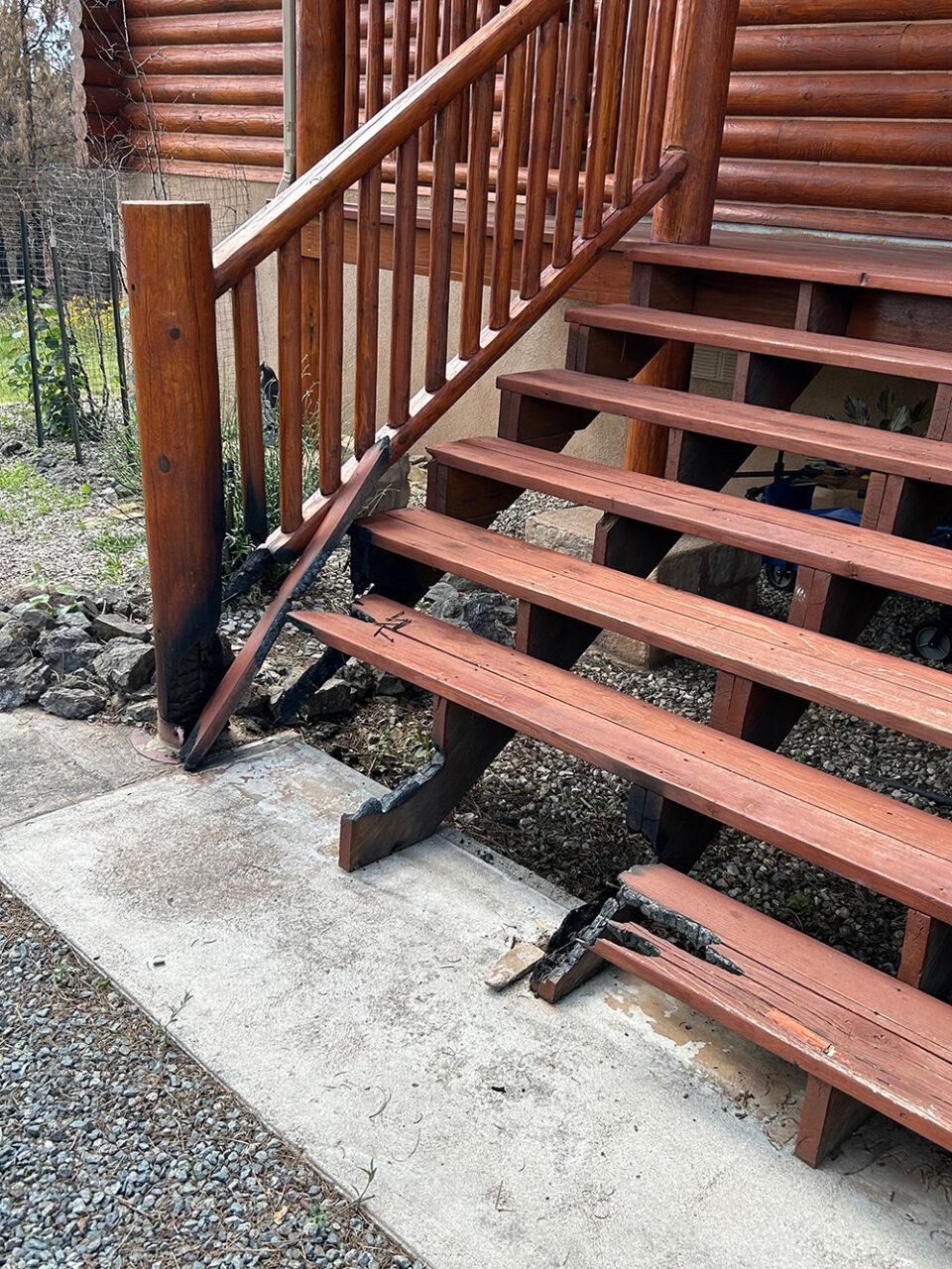 Our Log Home’s Survival Story from the Fire - Perma-Chink Systems