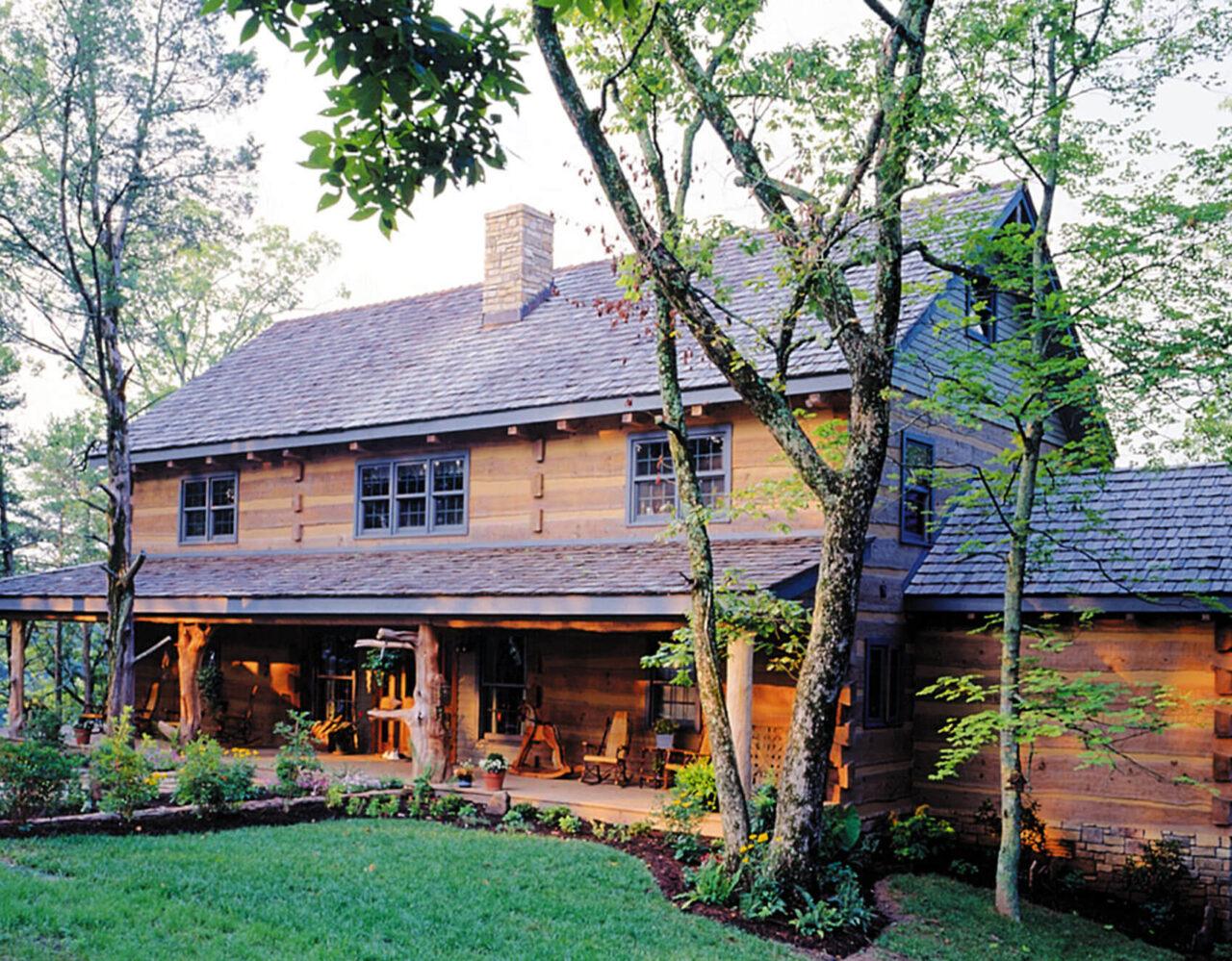 Blend In or Stand Out! Picking the Best Log Home Color Combos - Perma ...