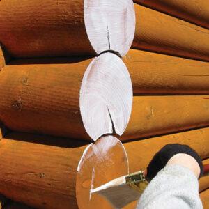 Log End Seal How-To Prevent Moisture Absorption Through Log Ends ...