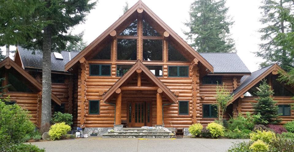 Blend In or Stand Out! Picking the Best Log Home Color Combos - Perma ...