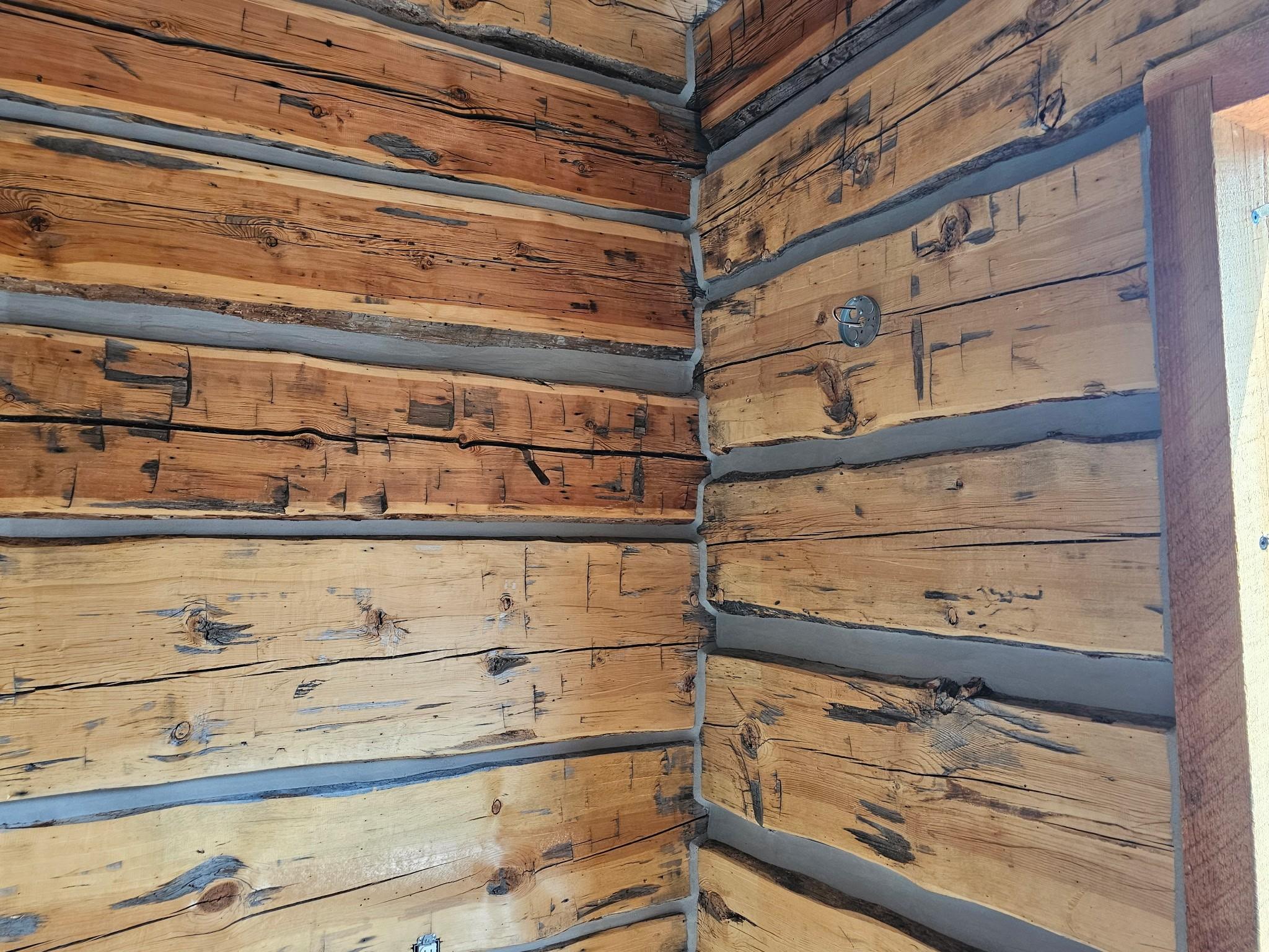 Reclaimed and Renewed Log Cabin - Perma-Chink Systems